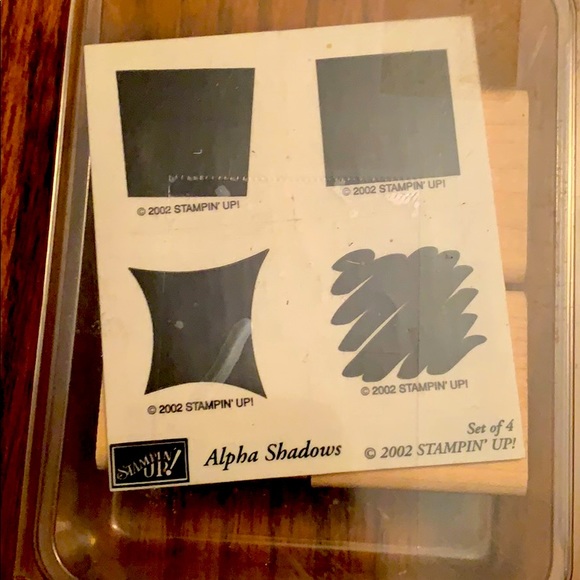 Stampin' Up! | Other | New Stampin Up Alpha Shadows Set Of 4 | Poshmark